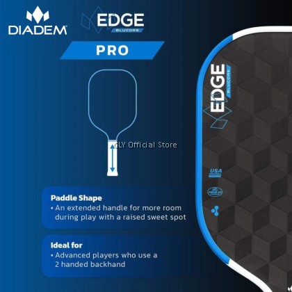 DIADEM EDGE 18K BLUCORE PRO PICKLEBALL PADDLE - USAP APPROVED